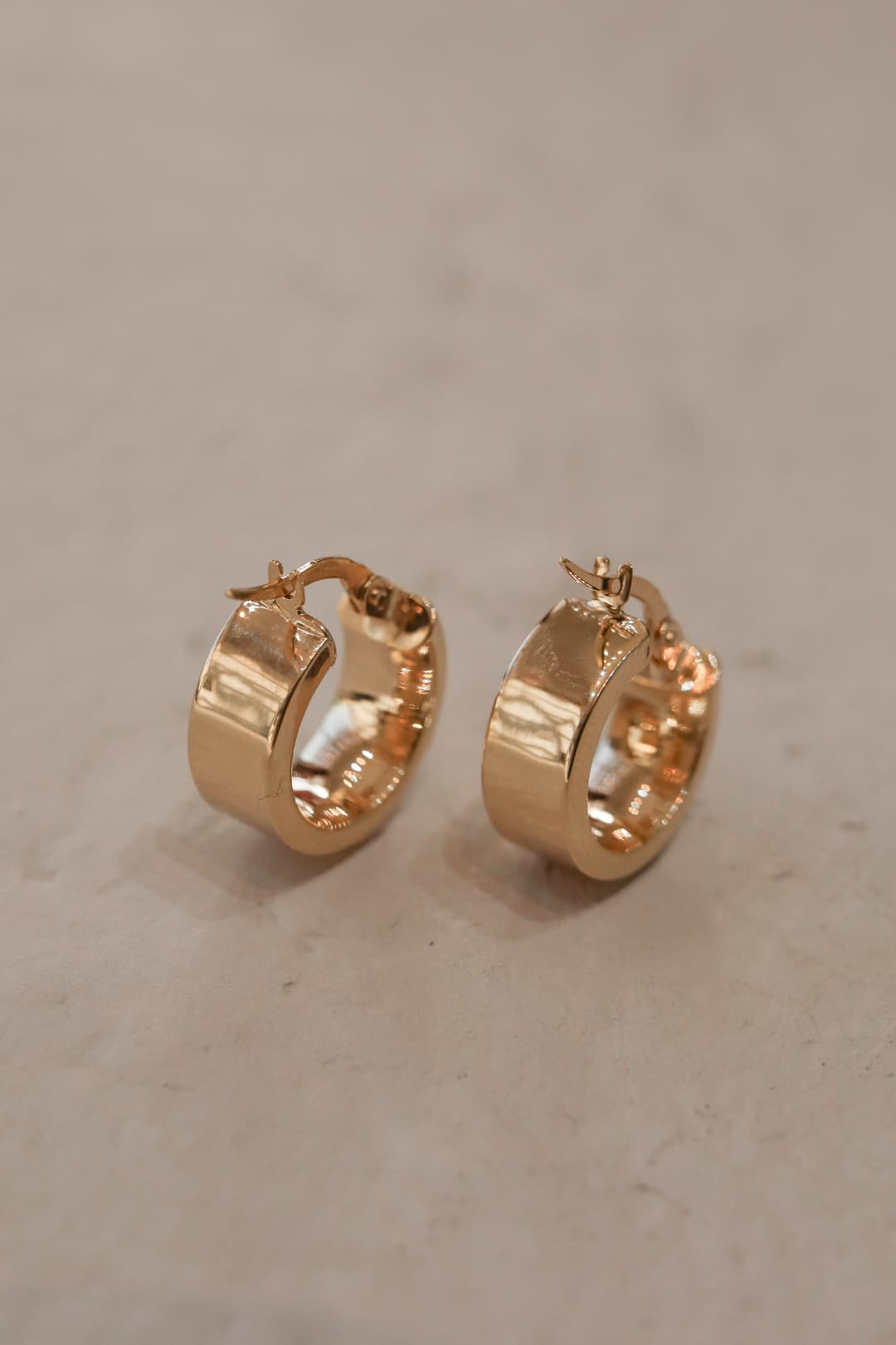 Flat Hoops - Olive Ave Jewelry